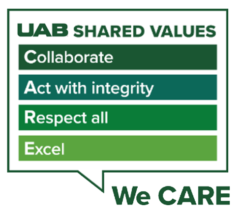 UAB Values in Action Program - Human Resources